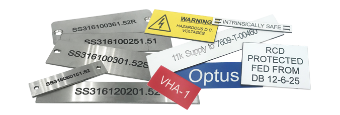 Engraved Plate "Traffolyte" Printed Labels – Wiremarkers™ Australia