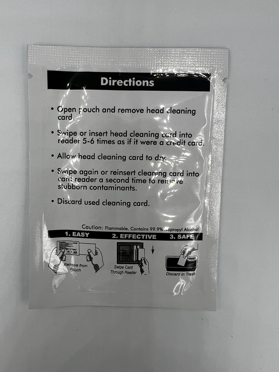 Smartmark® Printer cleaning head card short – Wiremarkers™ Australia