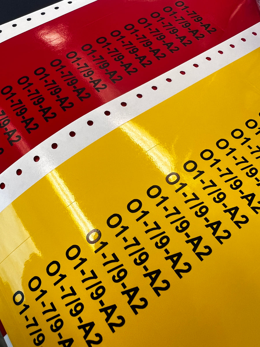 Coaxial cable label Vinyl 250 x 50 for 4G – Wiremarkers™ Australia