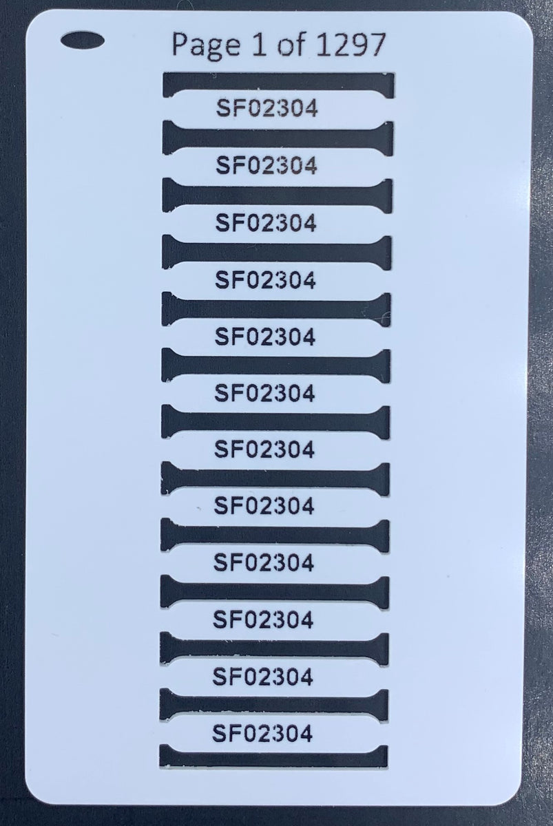 Smartmark® Ferrule Wire Marker White 23mm x 4mm PRINTED – Wiremarkers ...