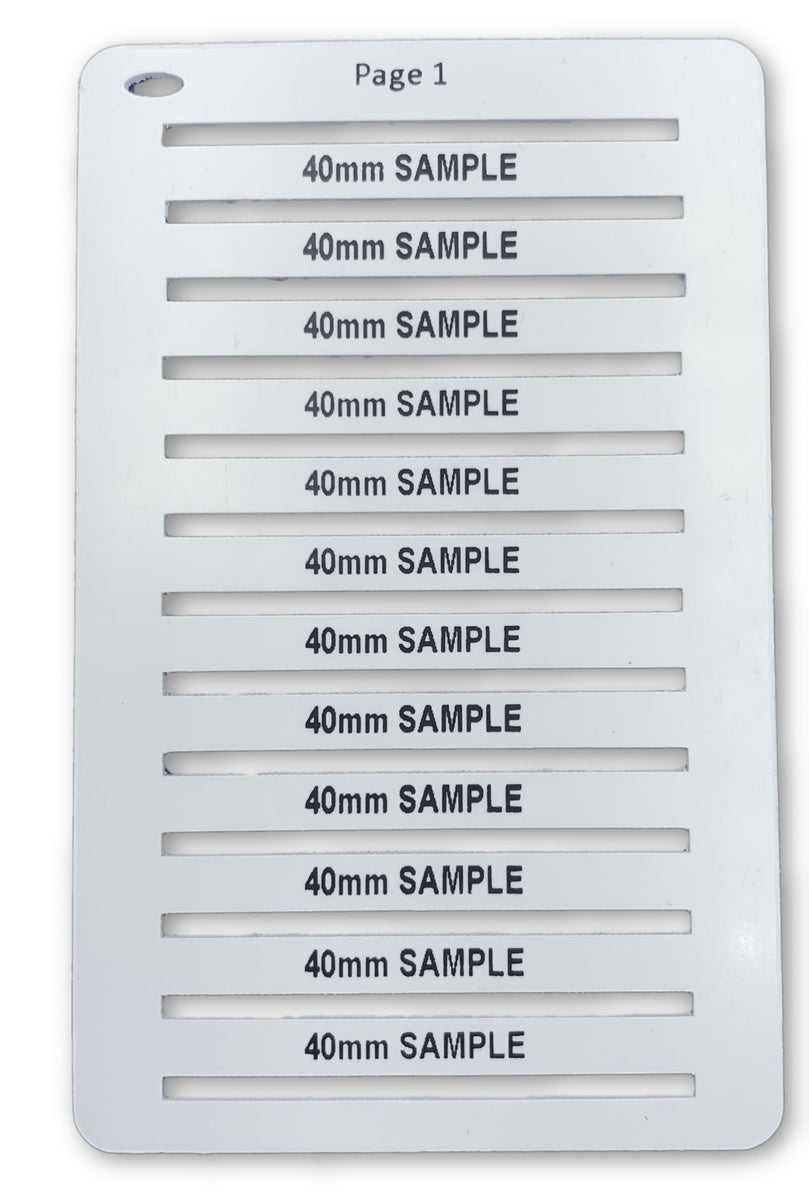 Ferrule Tag / Core Marker White Smartmark® 40mm x 4mm (600 ...