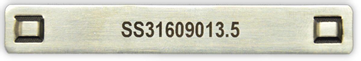Stainless Steel tag 316 90mm x 13mm x .5mm – Wiremarkers™ Australia