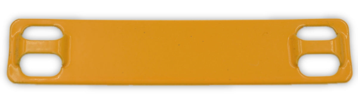 Stainless Steel tag 316 90mm x 19mm YELLOW – Wiremarkers™ Australia